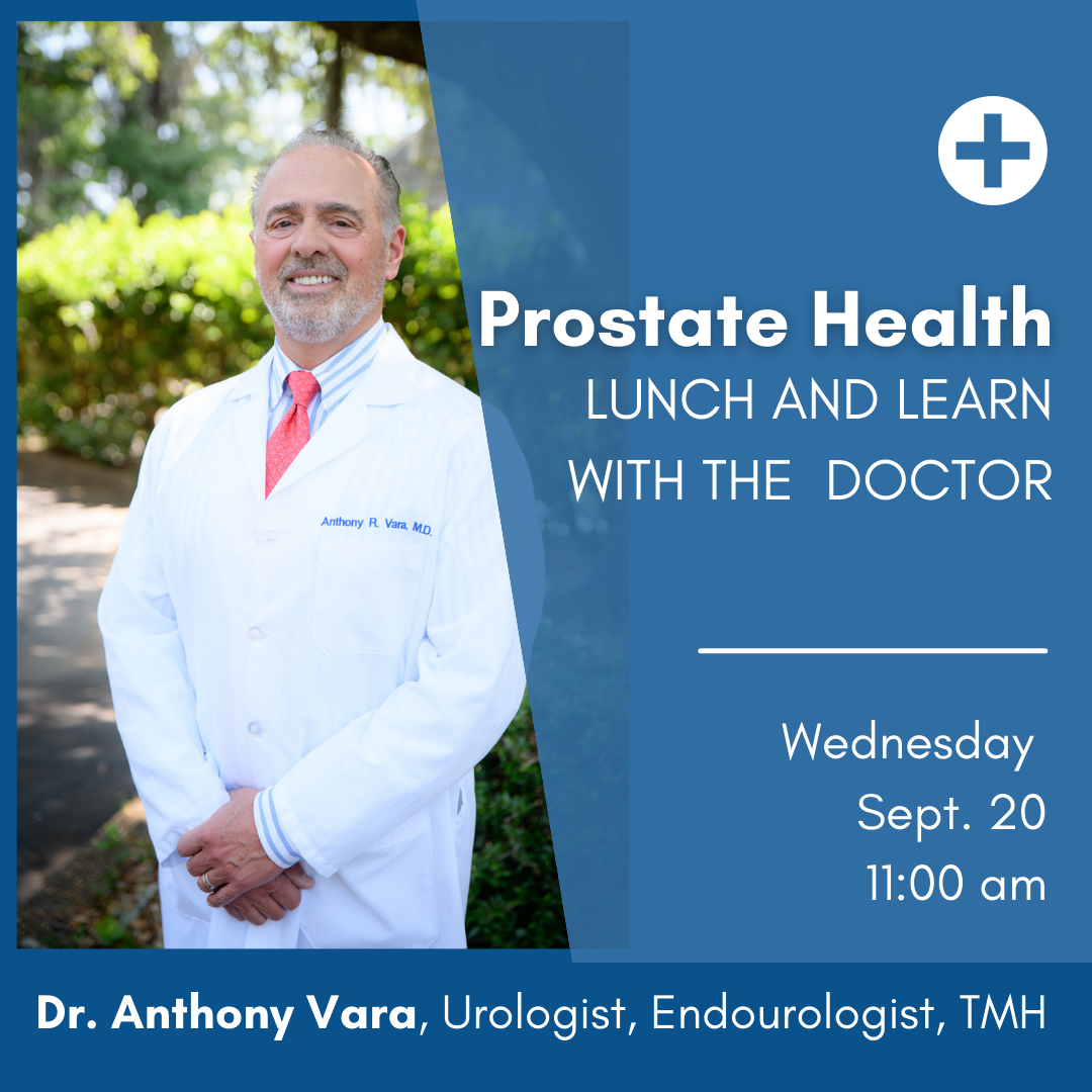 045 Lunch with the Doctor: Prostate Health – Tallahassee Senior Center ...