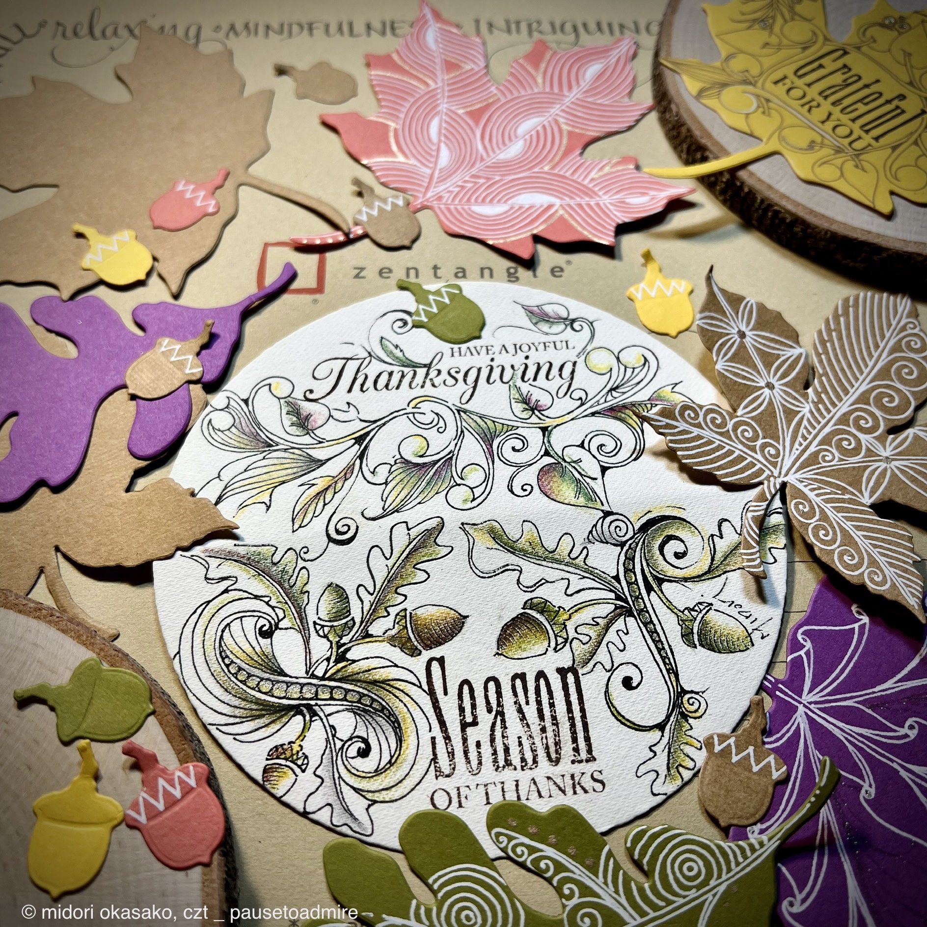 Zentangle – Autumn Forest with Tangles – Tallahassee Senior Center ...