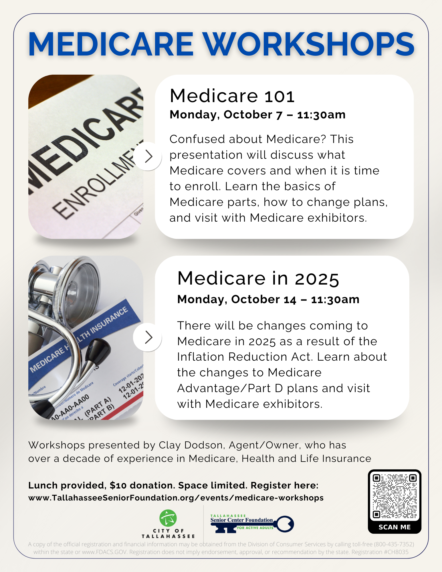 Medicare Workshops – Tallahassee Senior Center Foundation