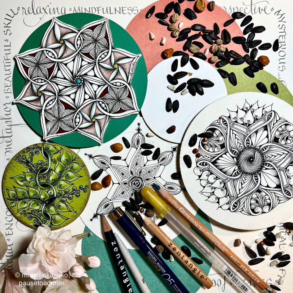Zentangle – Spring into Zentangle with Seed Tangles – at Optimist Park ...
